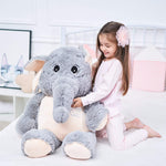 39" Giant Stuffed Elephant Toy | IKASATOYS